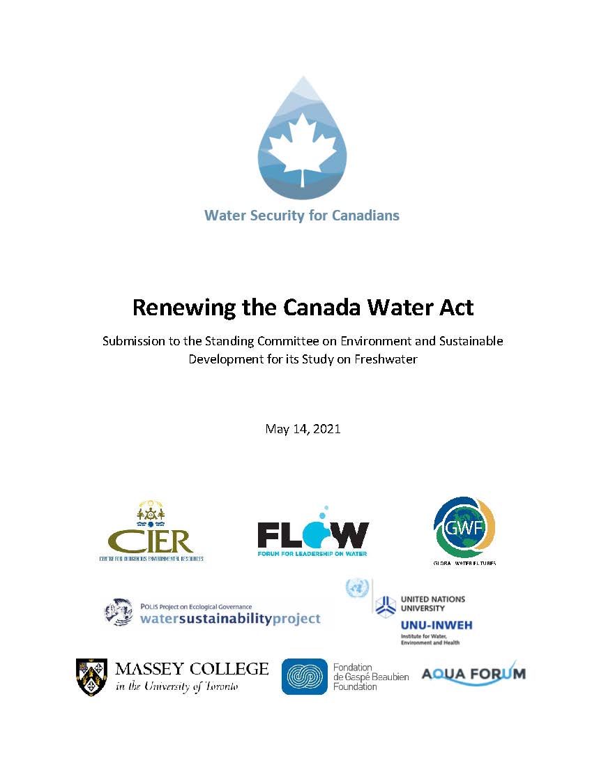 Renewing the Canada Water Act - POLIS Water Sustainability Project
